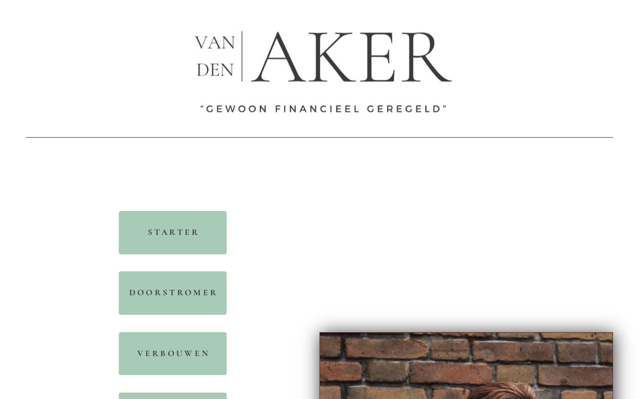 Van den Aker - "Gewoon financieel geregeld"